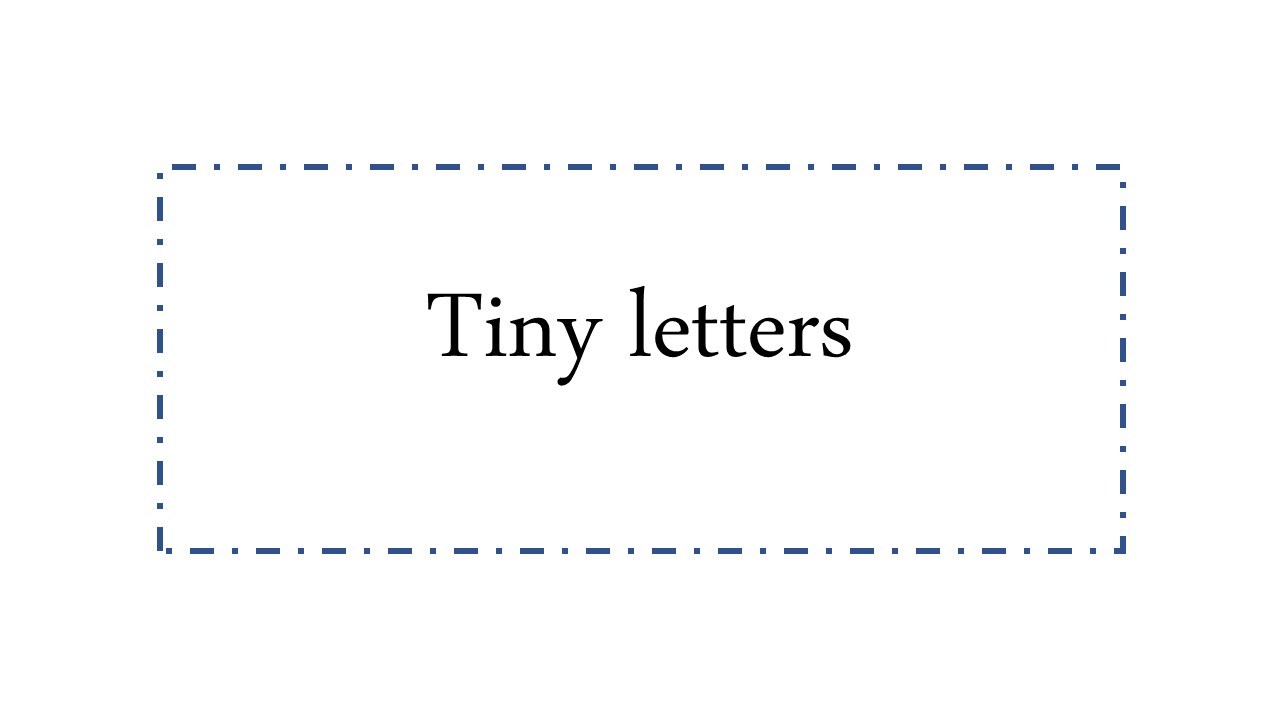 Tiny Letters (Email) | I'm Brandon.